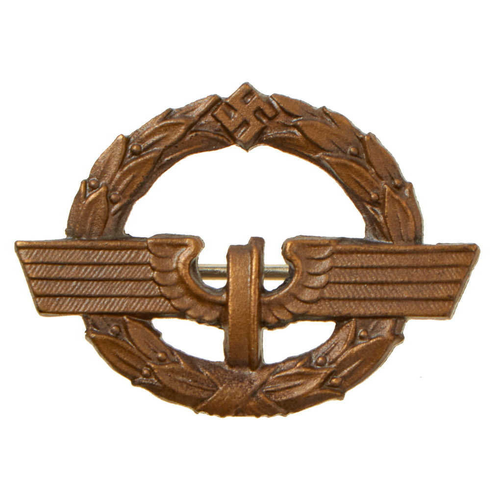 Original German WWII Deutsches Reichsbahn National Railway Bronze Grad ...