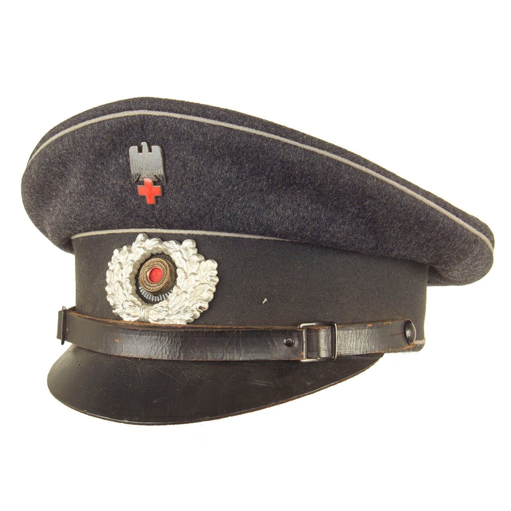 Original German WWII Red Cross DRK EM/NCO Schirmmütze Visor Cap - Deut ...