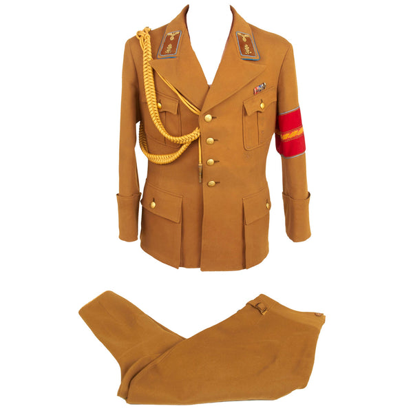 Original German WWII NSDAP Local Group Leader Uniform Tunic With Breec ...
