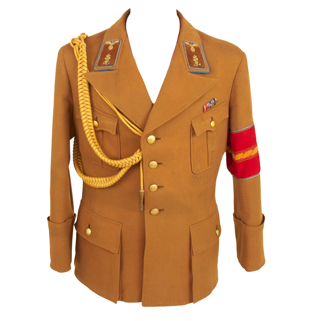 Original German WWII NSDAP Local Group Leader Uniform Tunic With Breec ...