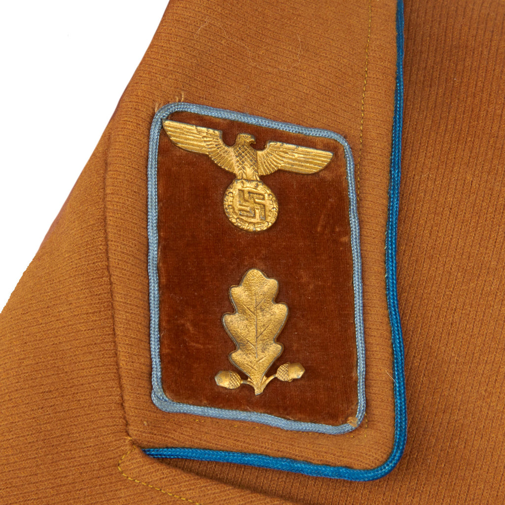 Original German WWII NSDAP Local Group Leader Uniform Tunic With Breec ...
