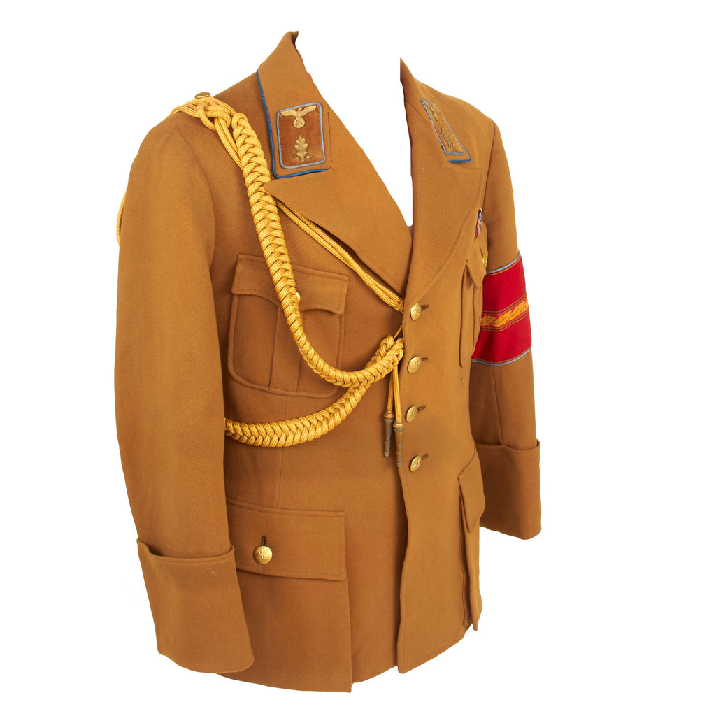 Original German WWII NSDAP Local Group Leader Uniform Tunic With Breec ...
