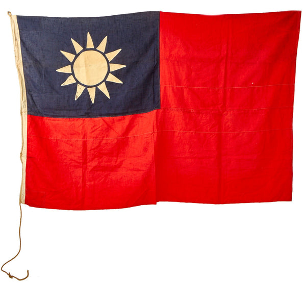 Original Chinese WWII Multi-Piece Constructed National Flag of the Rep ...