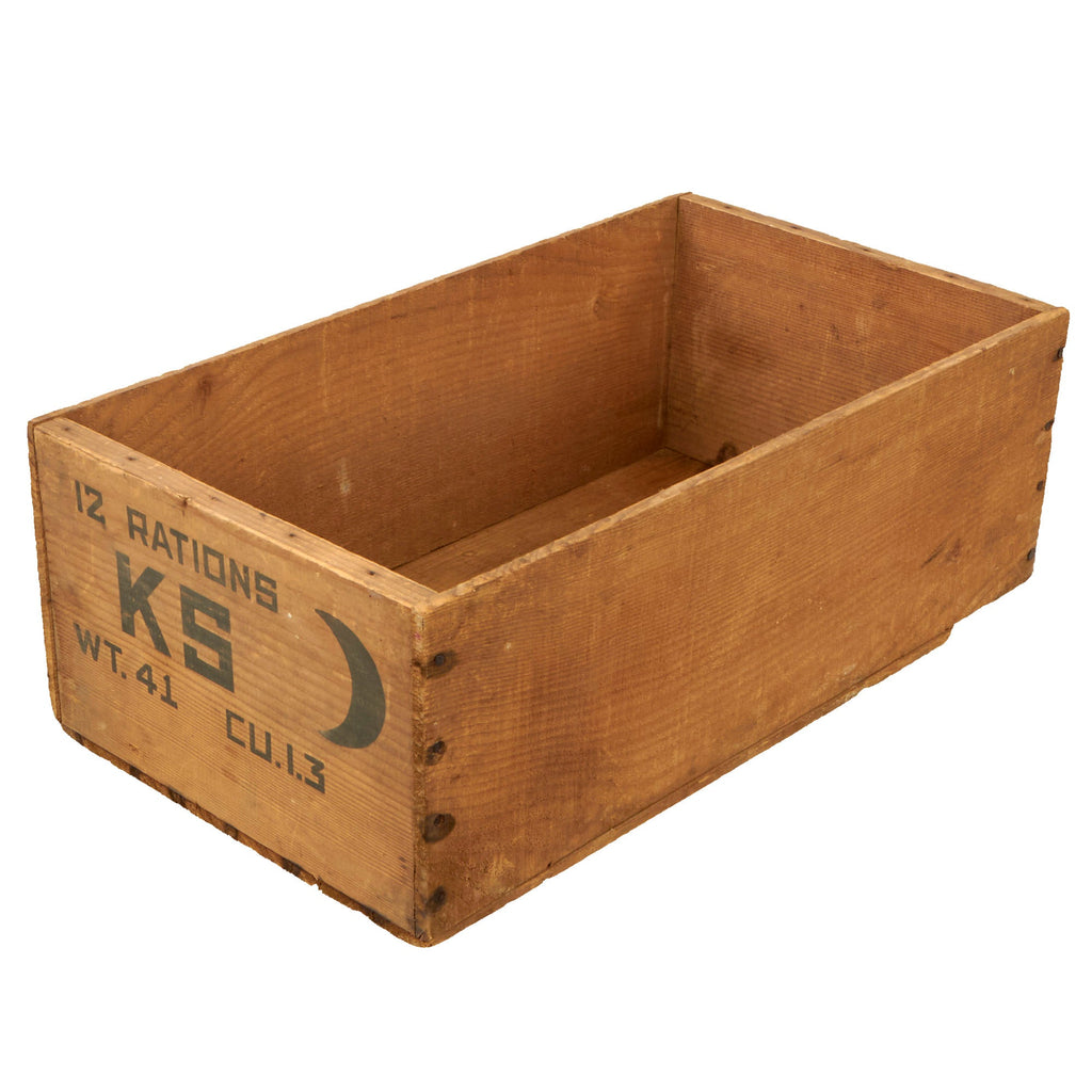 Original U.S. WWII K-Ration Crate by the Cracker Jack Company Dated Ju ...