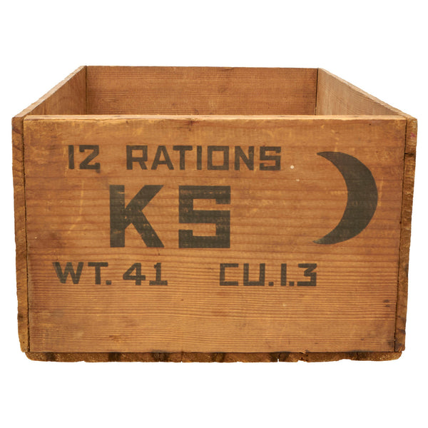Original U.S. WWII K-Ration Crate by the Cracker Jack Company Dated Ju ...