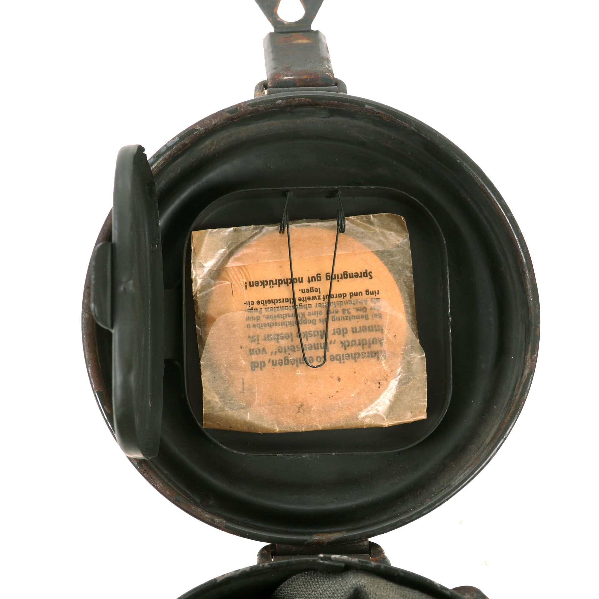 Original German WWII M38 Gas Mask by BMW in Size 1 with Magnetic Fitti ...