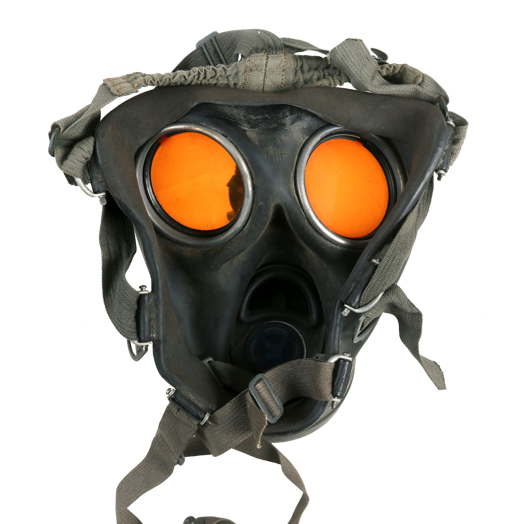 Original German WWII M38 Gas Mask by BMW in Size 1 with Magnetic Fitti ...