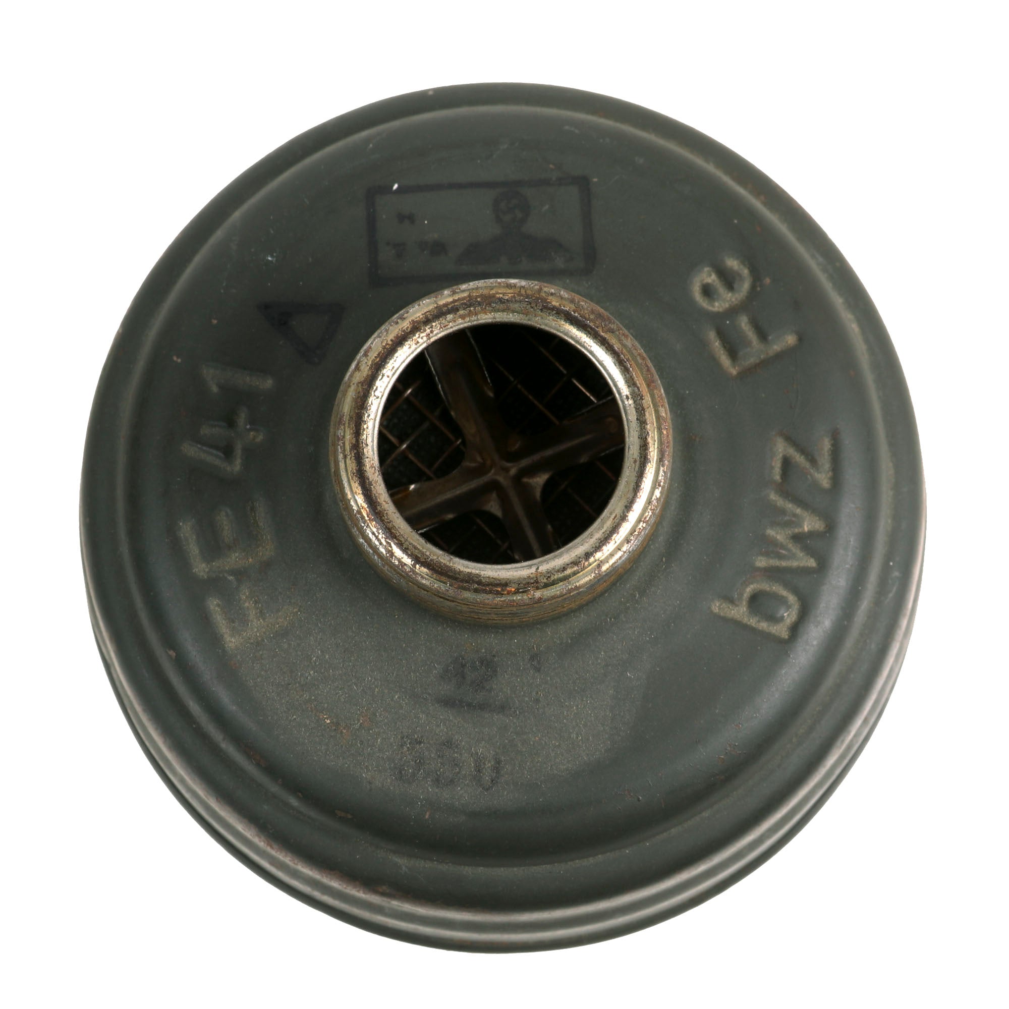 Original German WWII M38 Gas Mask by BMW in Size 1 with Magnetic Fitti ...