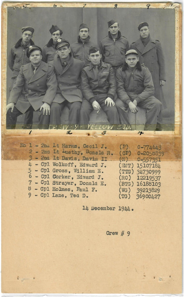 Original U.S. WWII Lot of 13 Army Air Force 708th Bombardment Squadron ...