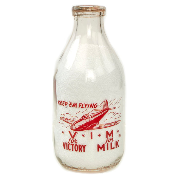 Original U.S. WWII “V For Victory M For Milk” War Bonds Advertisement ...