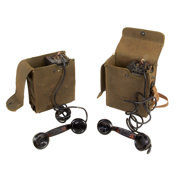 Original U.S. WWII / Korean War Era Army Field Telephone: Original Mod ...