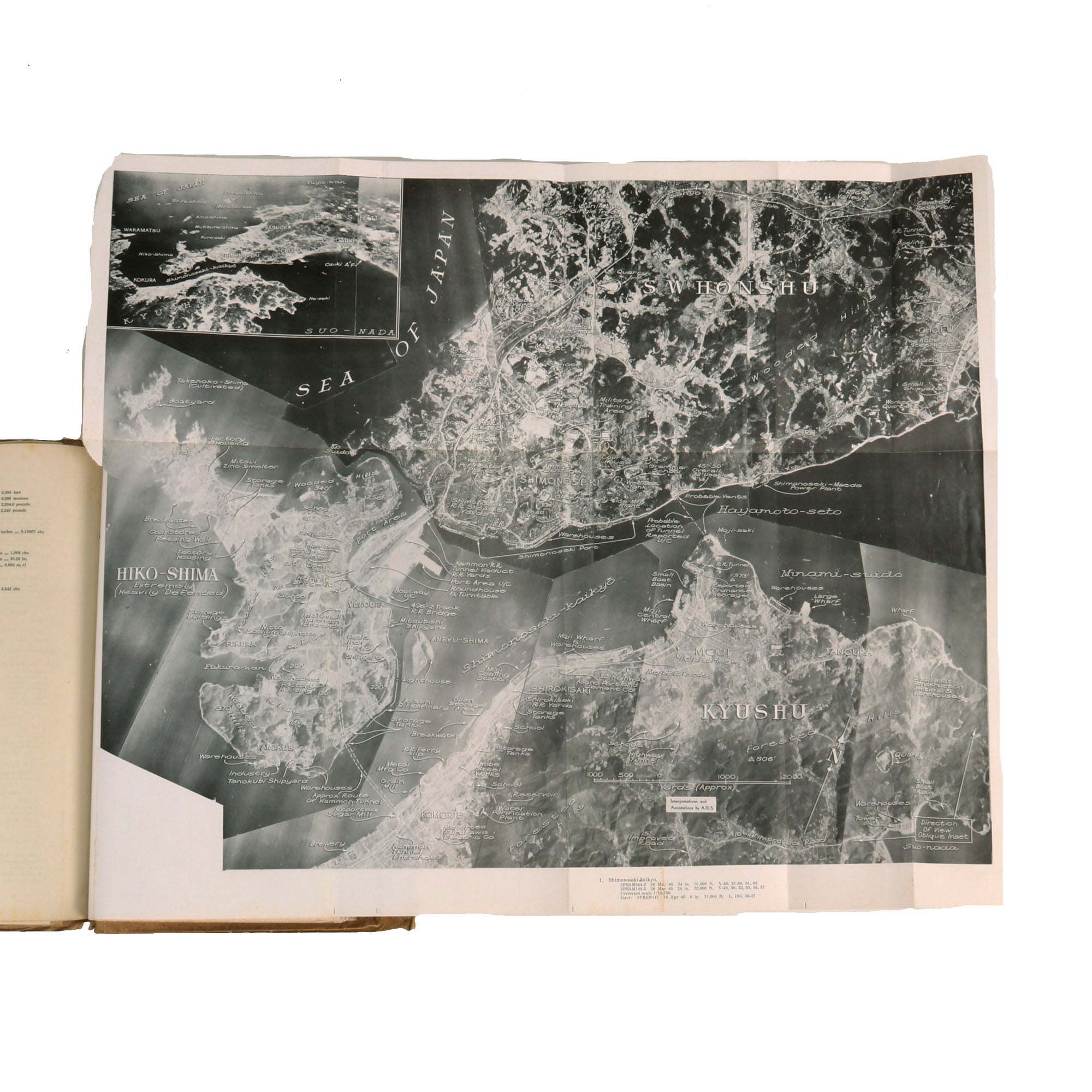 Original U.S. WWII Restricted Special Report of Maps for Invasion of J ...