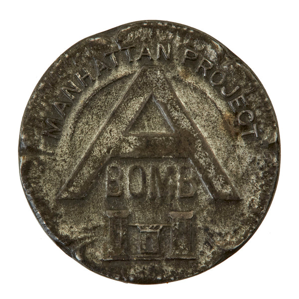 Original U.S. WWII Manhattan Project A Bomb Workers Pin - Sterling Sil ...