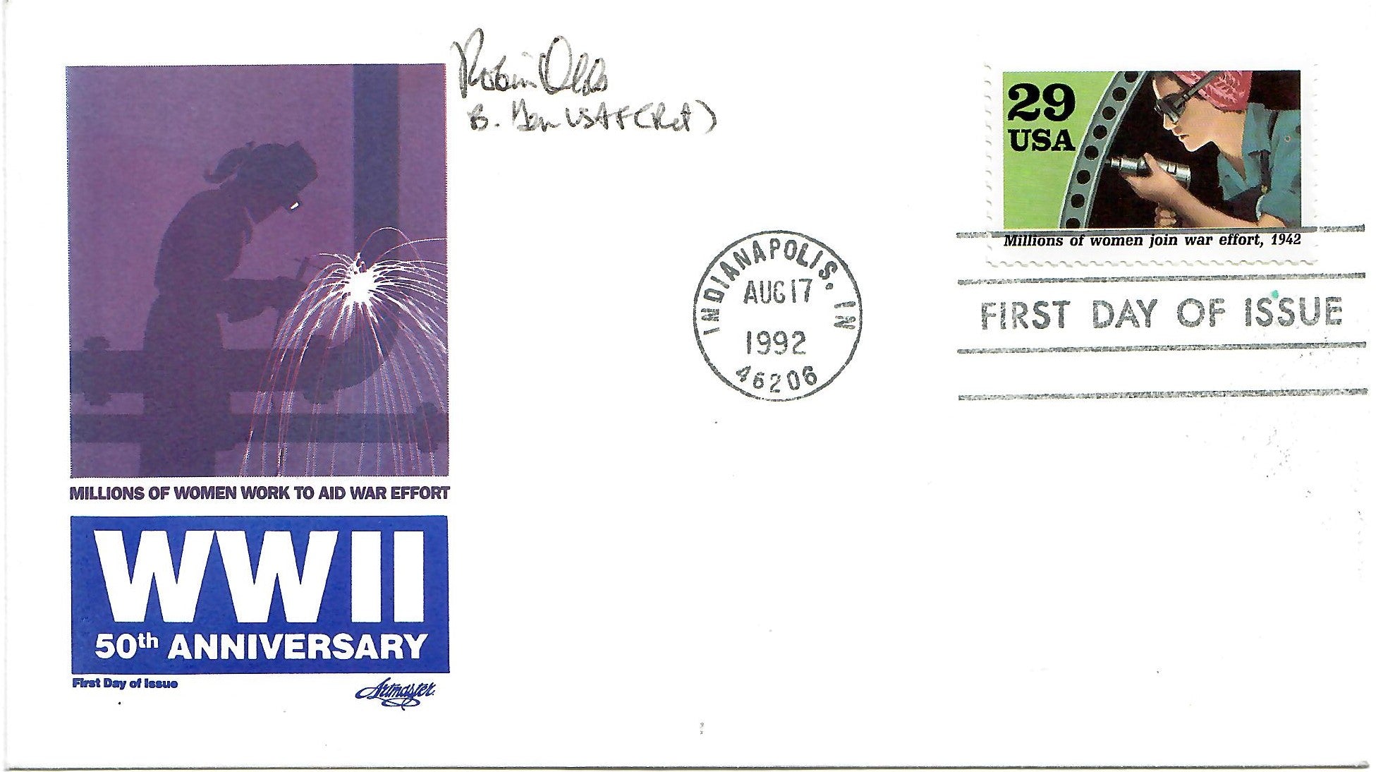 Original U.S. WWII Large Ace Pilot Signature Lot Featuring USMC Major ...