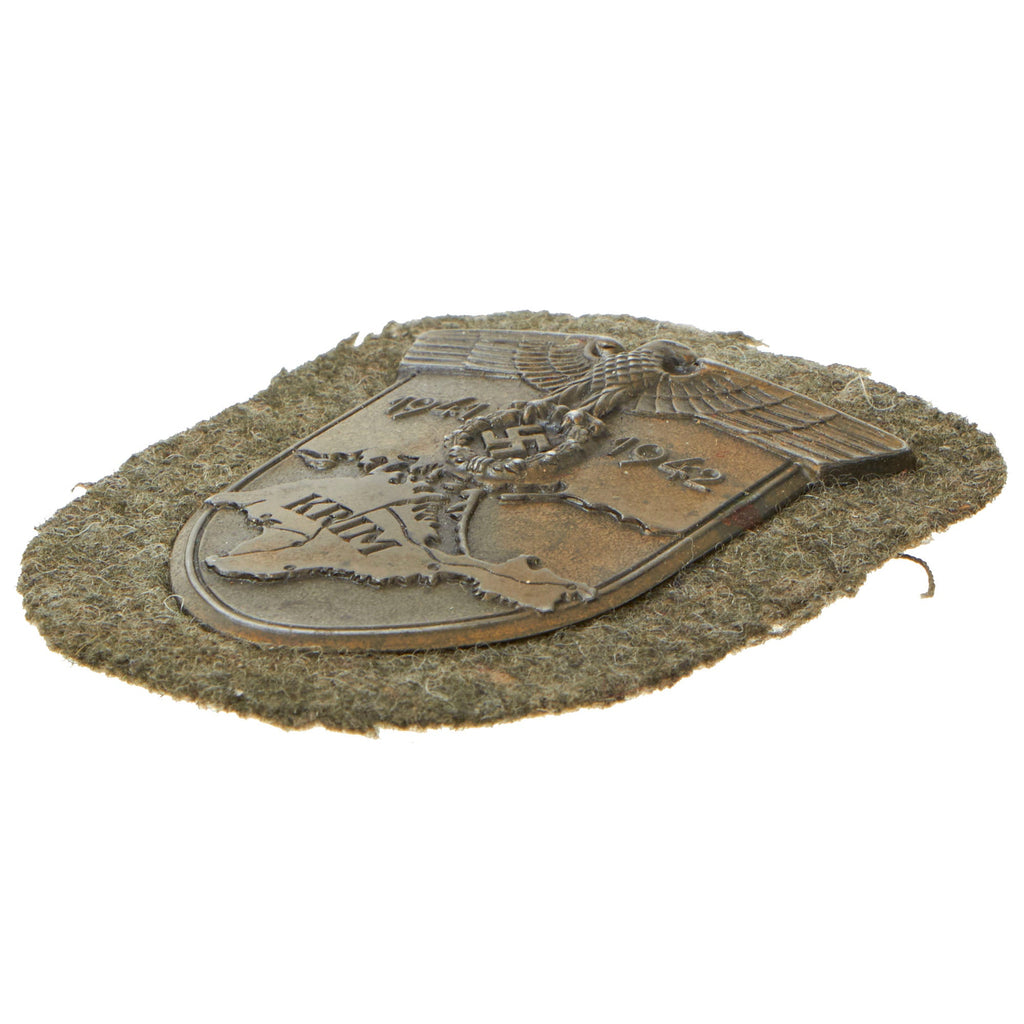 Original German WWII Heer Army Crimea Krim Shield Decoration with Back ...
