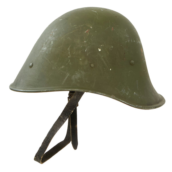 Original Netherlands WWII Dutch M23/27 Steel Helmet - Complete ...