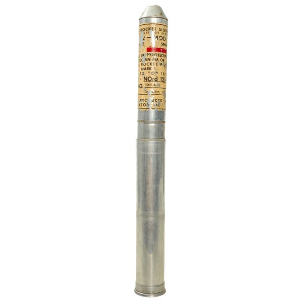 Original U.S. WWII Inert Pistol Rocket Signal Round, Mk. 2 Mod. 1 in O ...