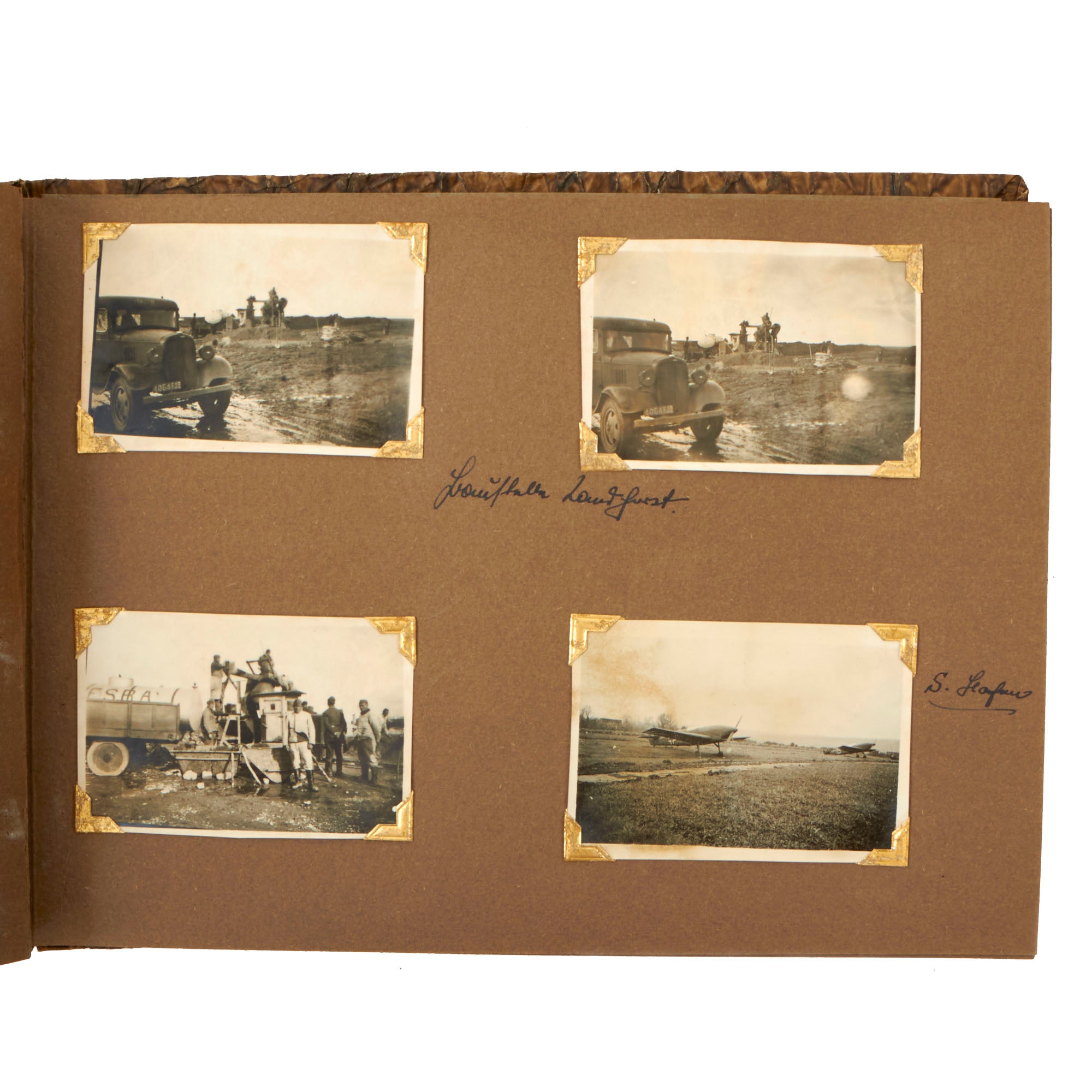 Original German WWII Luftwaffe Flak Gunner Personal Photo Album - 80 P ...