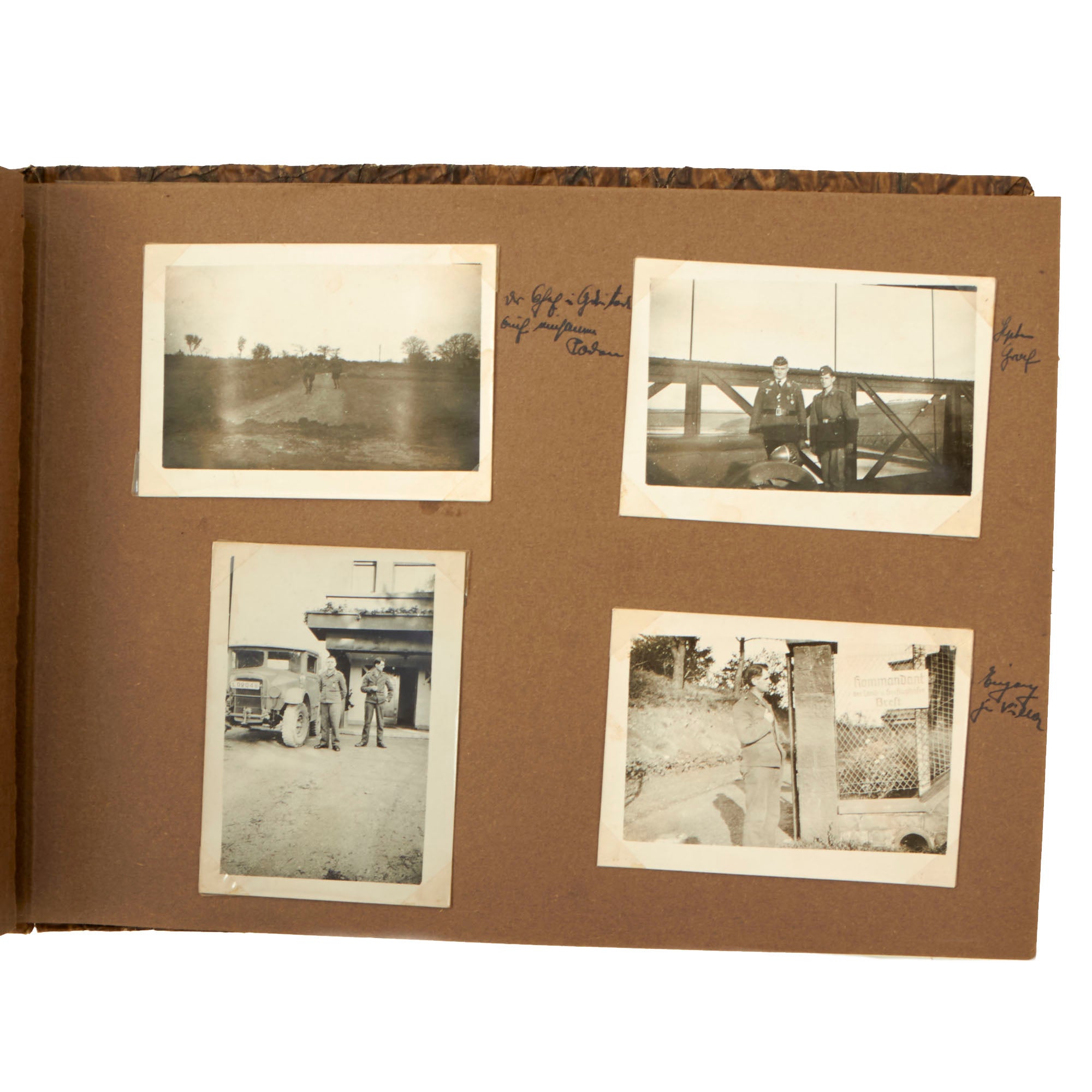 Original German WWII Luftwaffe Flak Gunner Personal Photo Album - 80 P ...