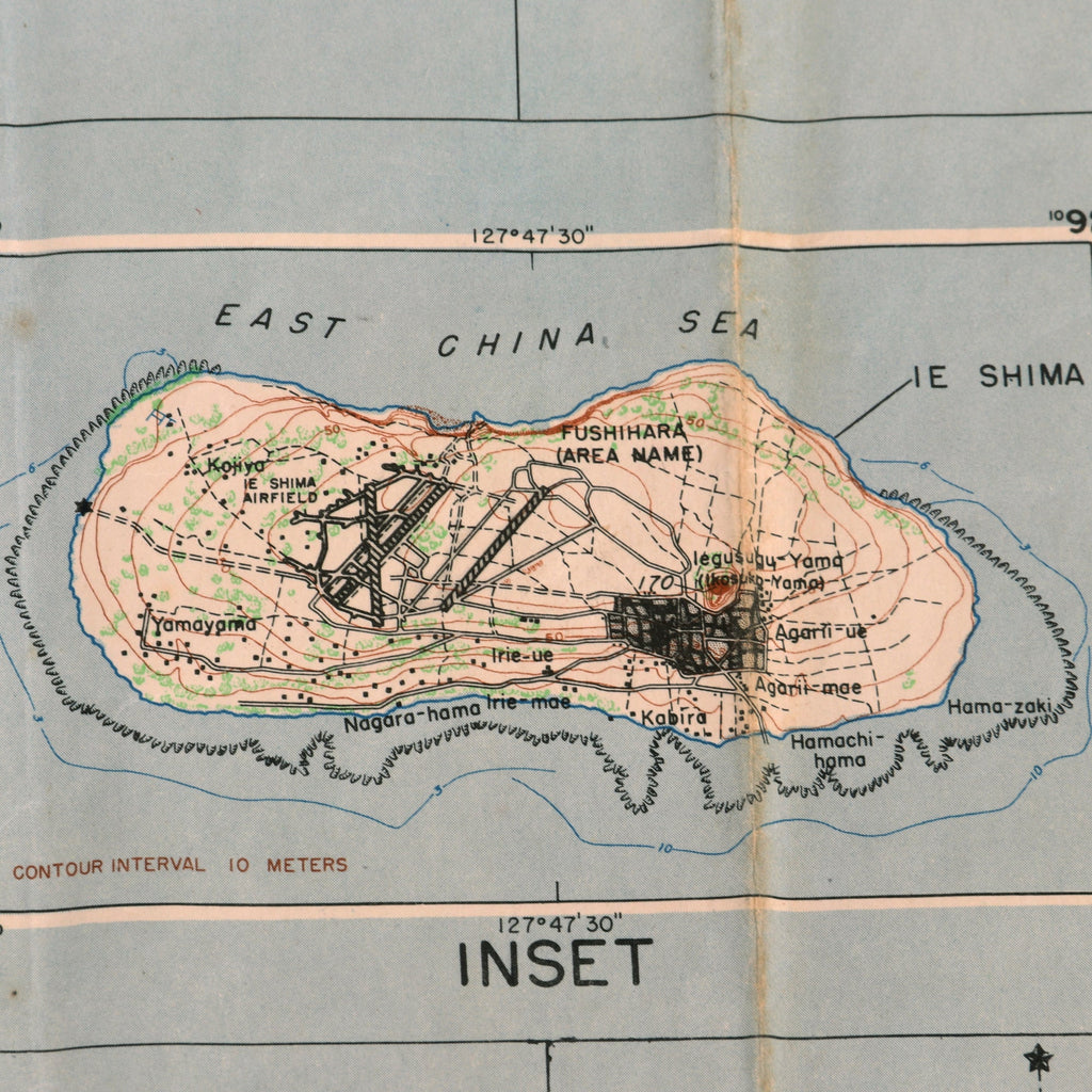 Original U.S. WWII Okinawa Battle Maps Used by General Robert C. Richa ...