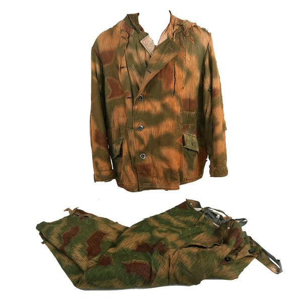 Original German WWII Service Worn Sumpftarnmuster Swamp Pattern Camouf ...