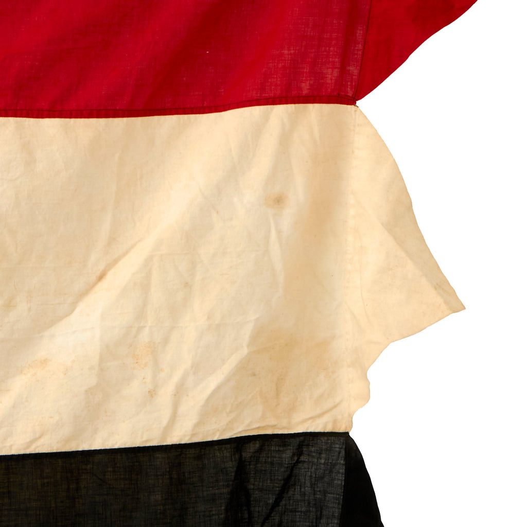 Original German Pre-WWII National Tri-Color Long Banner Flag - 46" x 1 ...