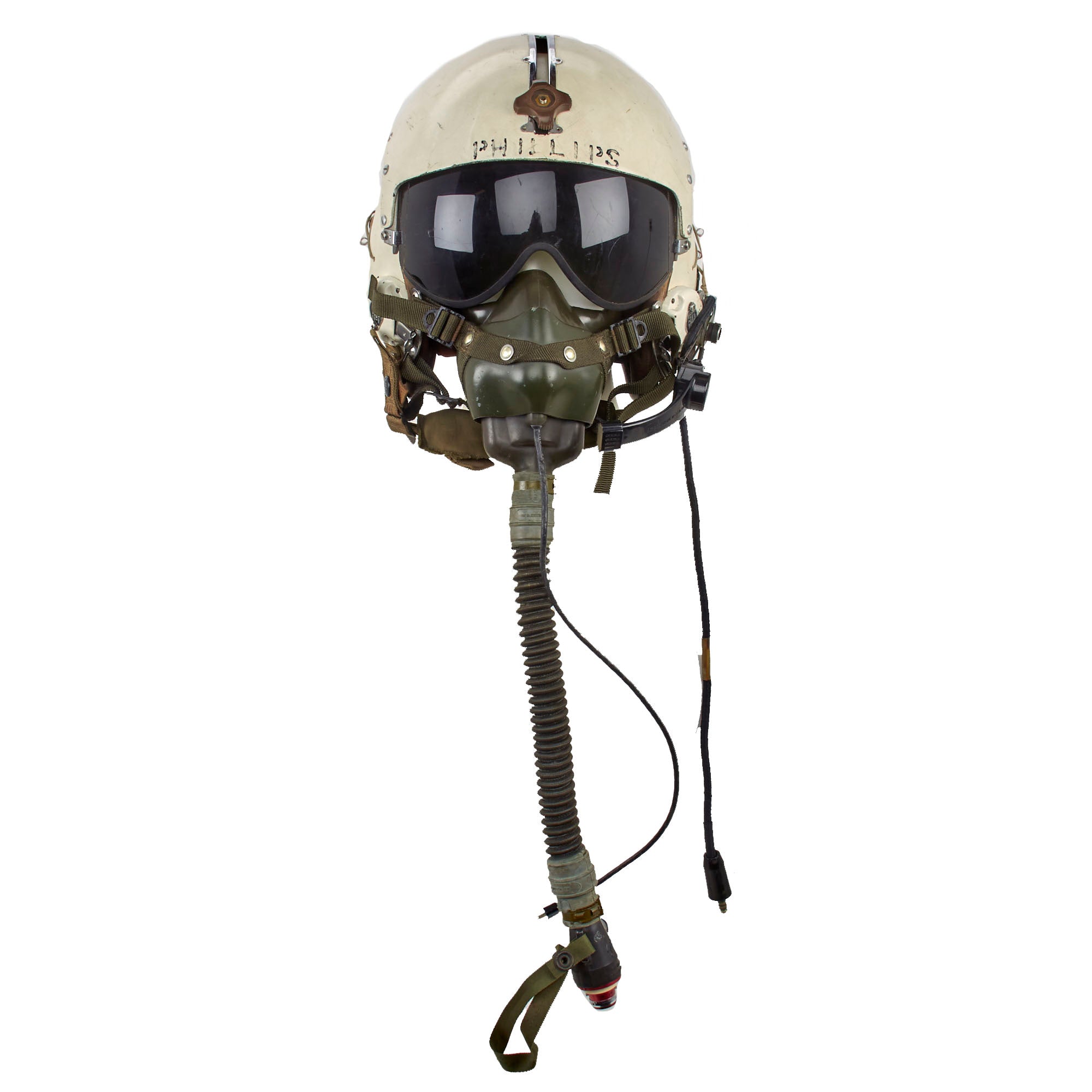 Original U.S. Vietnam War to Post War Dated HGU-2A/P Flight Helmet Gro ...