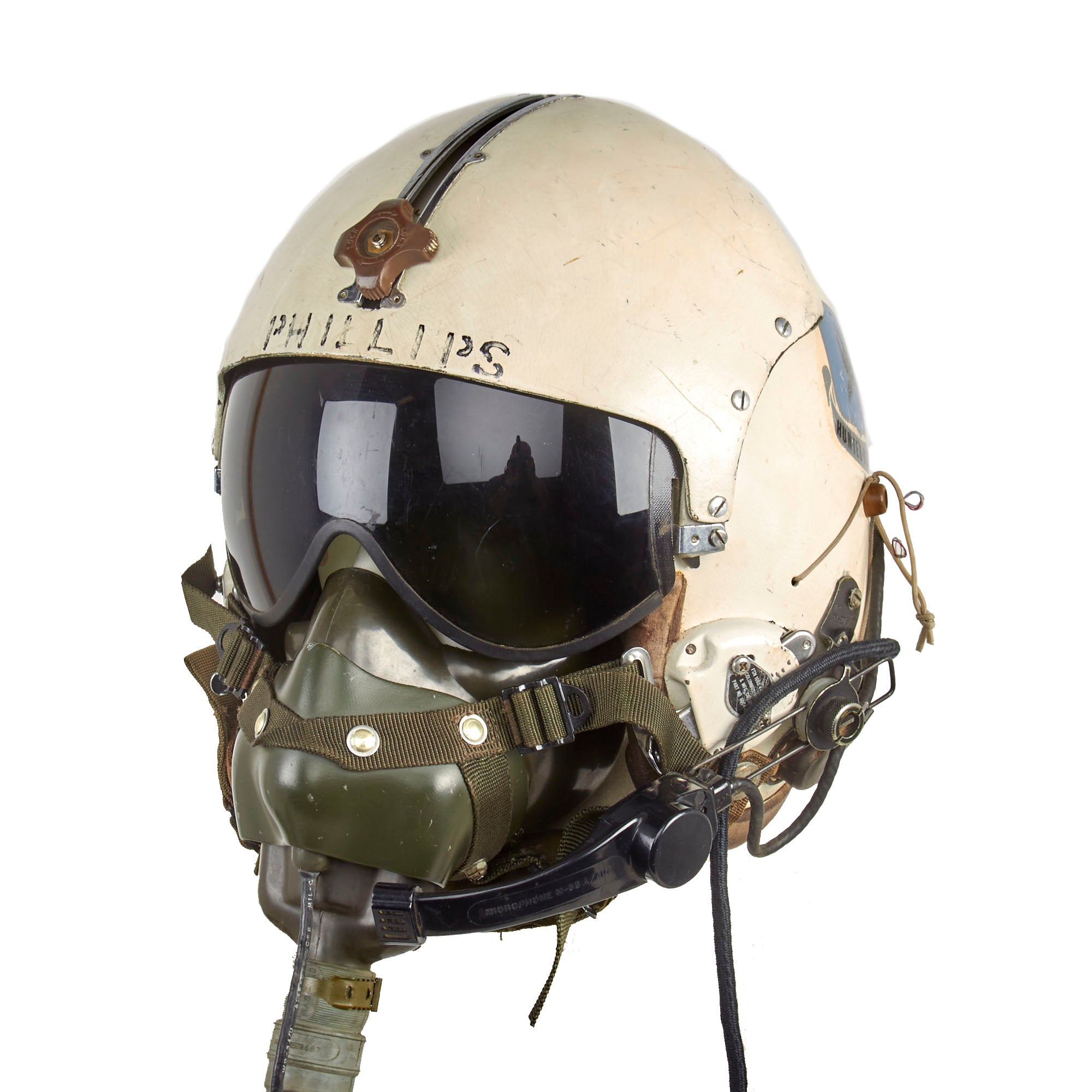 Original U.S. Vietnam War to Post War Dated HGU-2A/P Flight Helmet Gro ...