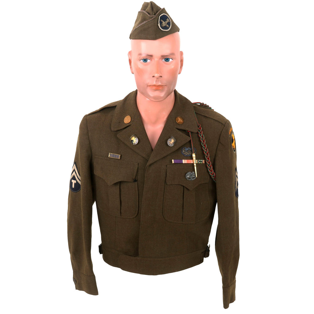 Original U.S. WWII 17th Airborne Glider Troops Combat Medic Ike Jacket ...