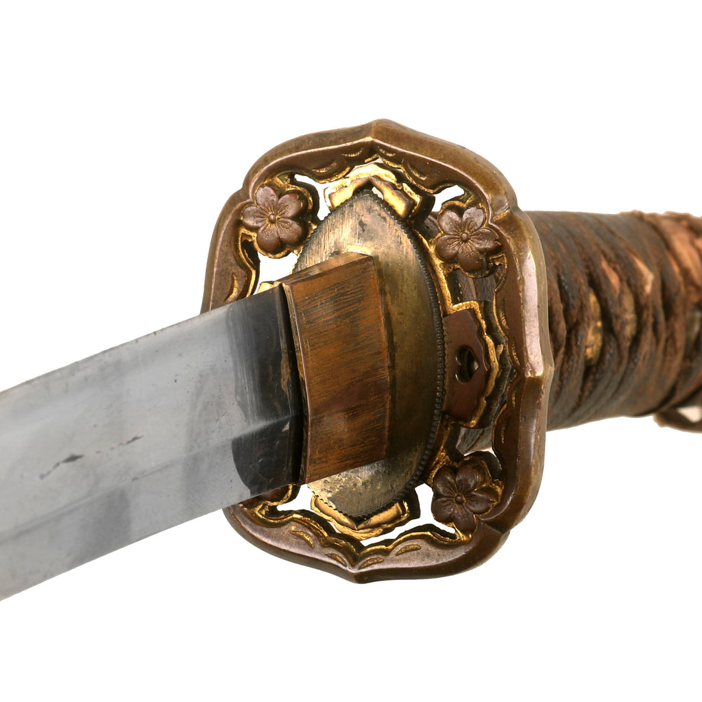 Original WWII Japanese Type 98 Shin-Gunto Katana Sword with Handmade E ...