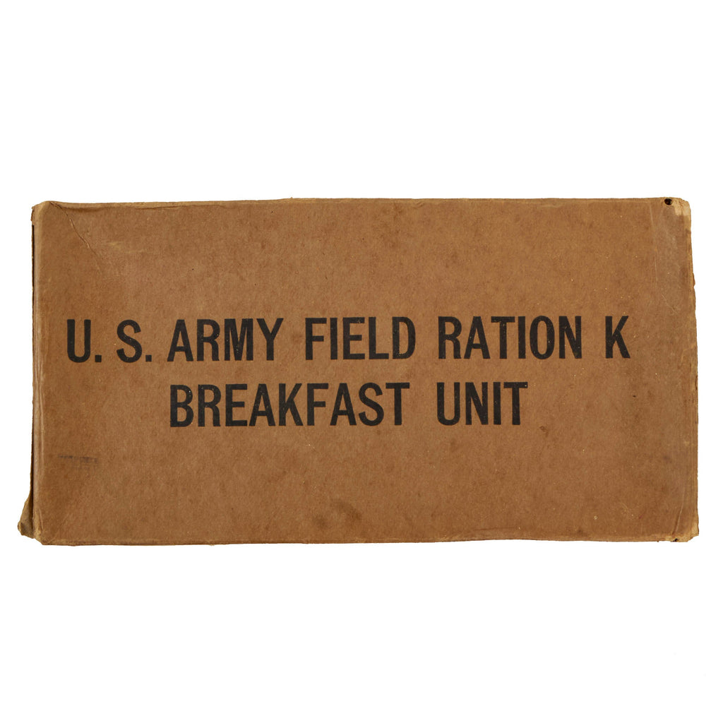 Original U.S. WWII Early War Unissued K Ration Breakfast Unit by The K ...