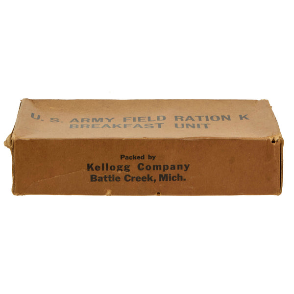 Original U.S. WWII Early War Unissued K Ration Breakfast Unit by The K ...