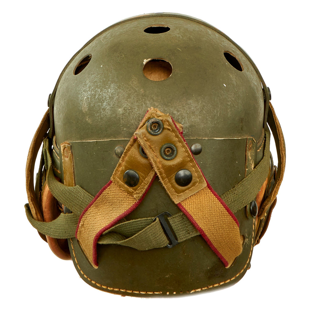 Original U.S. WWII M38 Tanker Helmet by Wilson Athletic Goods with Pol ...