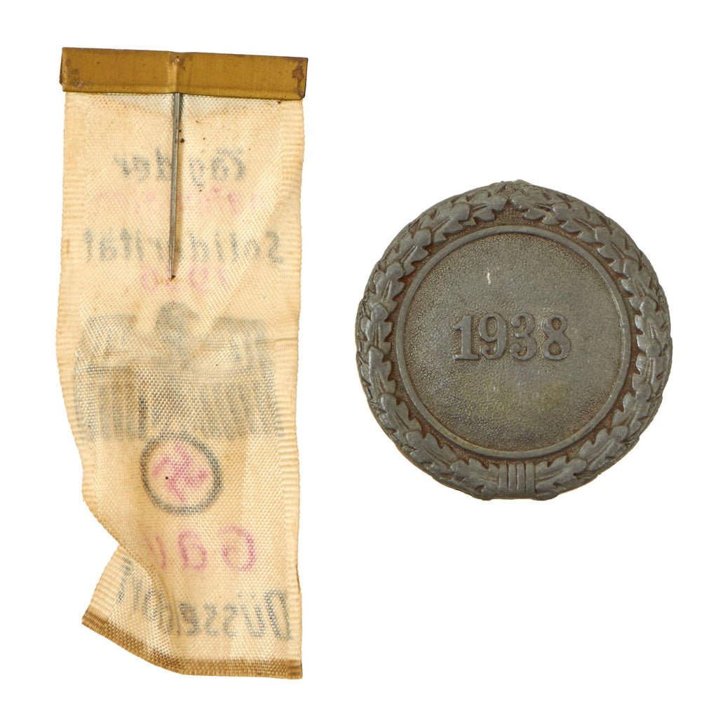 Original German WWII Award and Tinnie Grouping in Custom Luftwaffe Woo ...