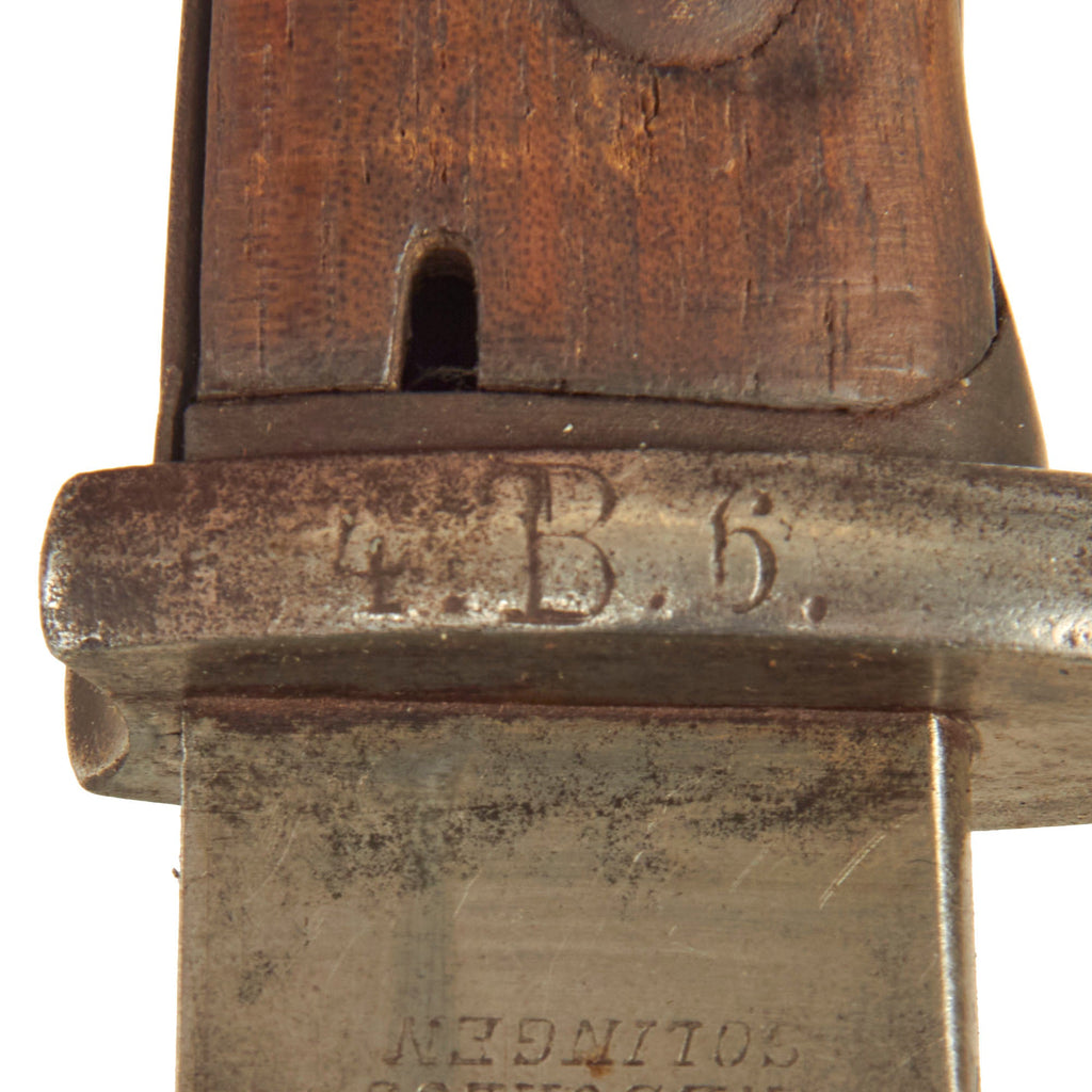Original German WWI M1898/05 n/A Butcher Sawback Bayonet by P.D. Lunes ...