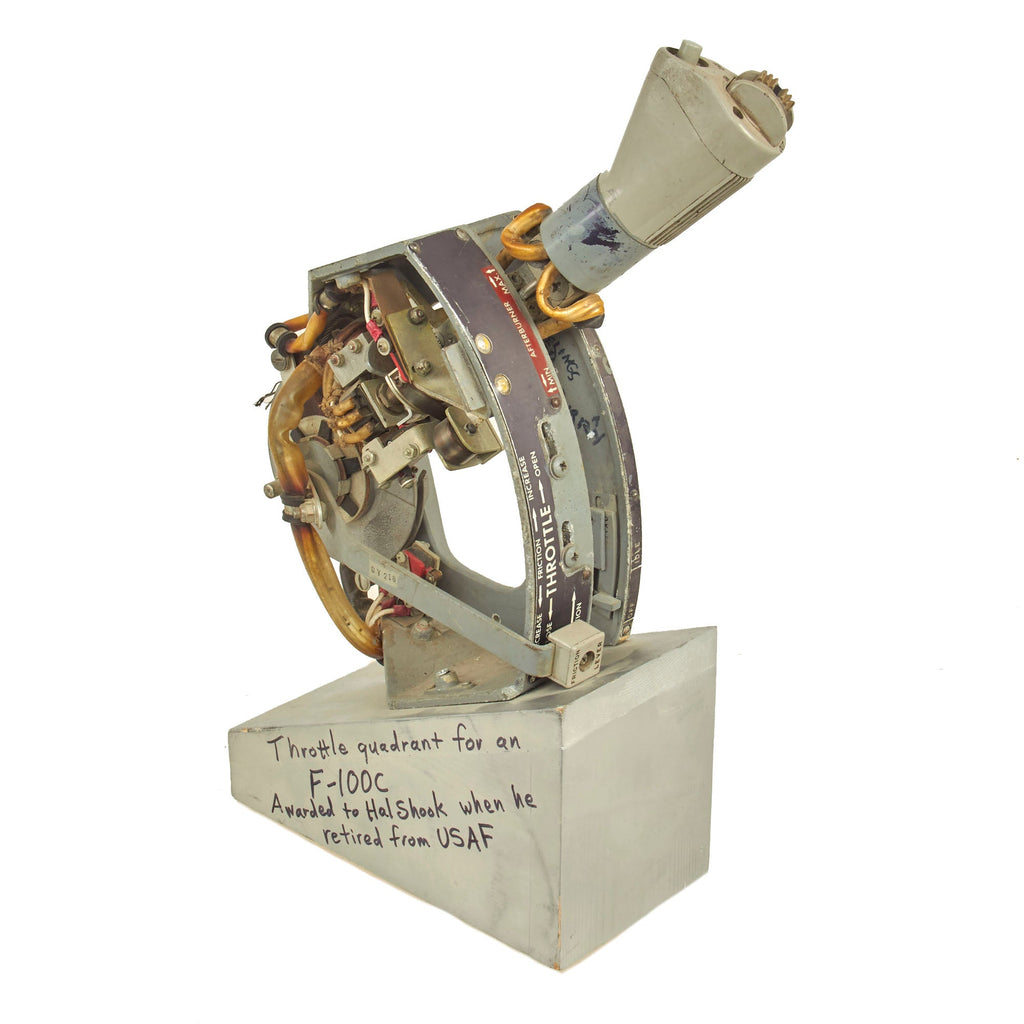 Original U.S. Cold War Era North American F-100 Super Sabre Throttle Q ...