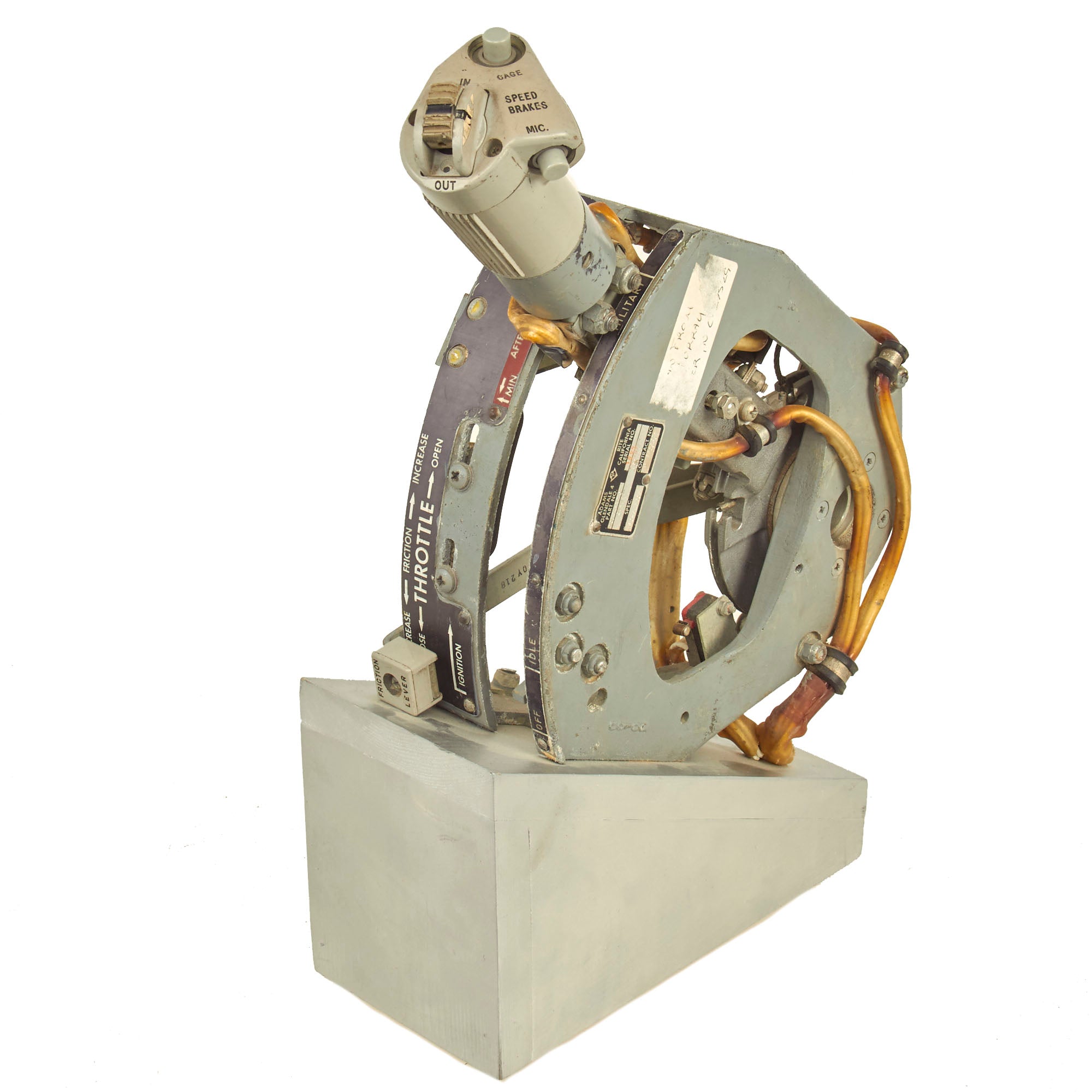 Original U.S. Cold War Era North American F-100 Super Sabre Throttle Q ...