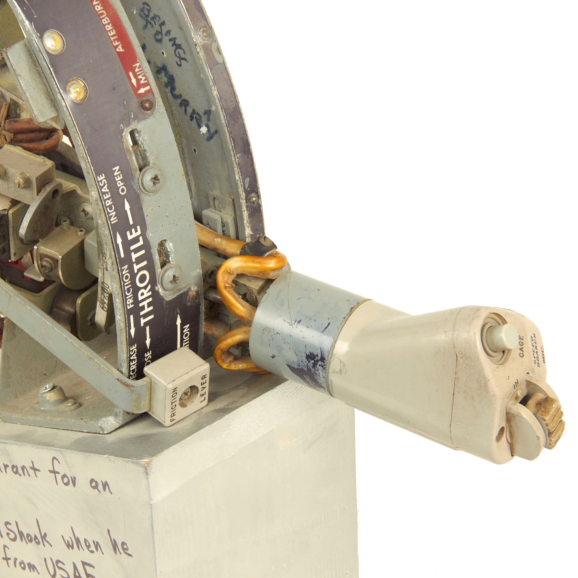 Original U.S. Cold War Era North American F-100 Super Sabre Throttle Q ...