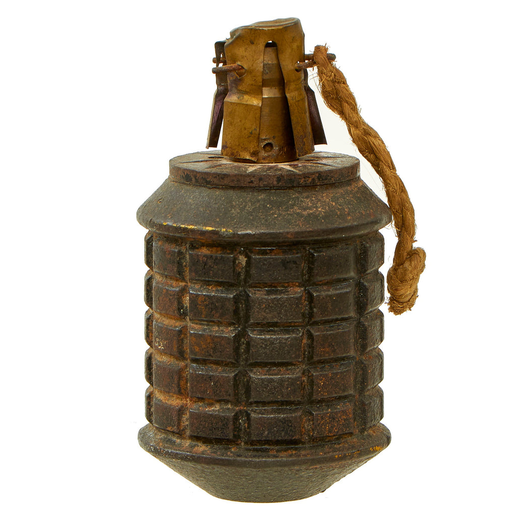 Original Japanese WWII Type 97 Inert Fragmentation Hand Grenade with F ...