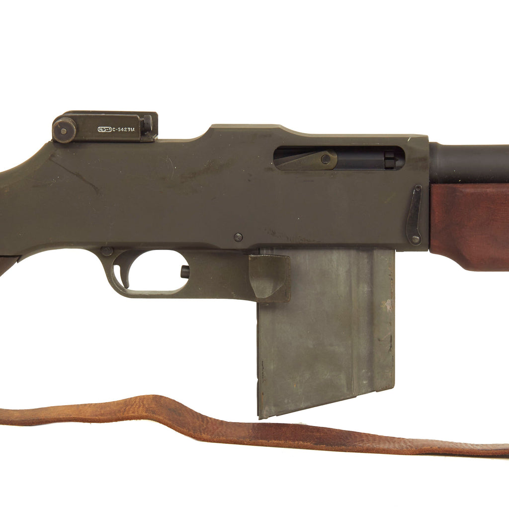 Original U.S. WWII BAR Browning M1918A2 Display Gun with Leather Sling ...
