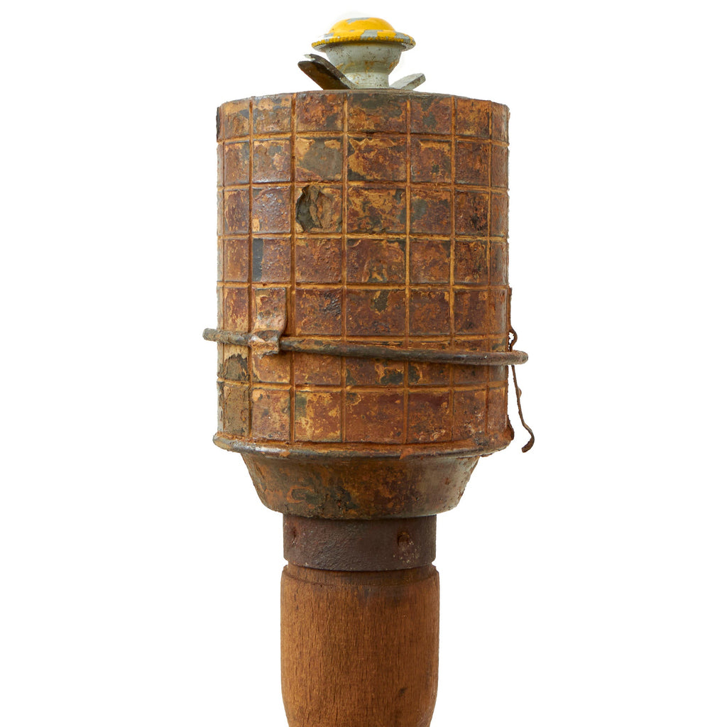 Original German WWII 1944 dated M43 Inert Stick Grenade with Corrugate ...