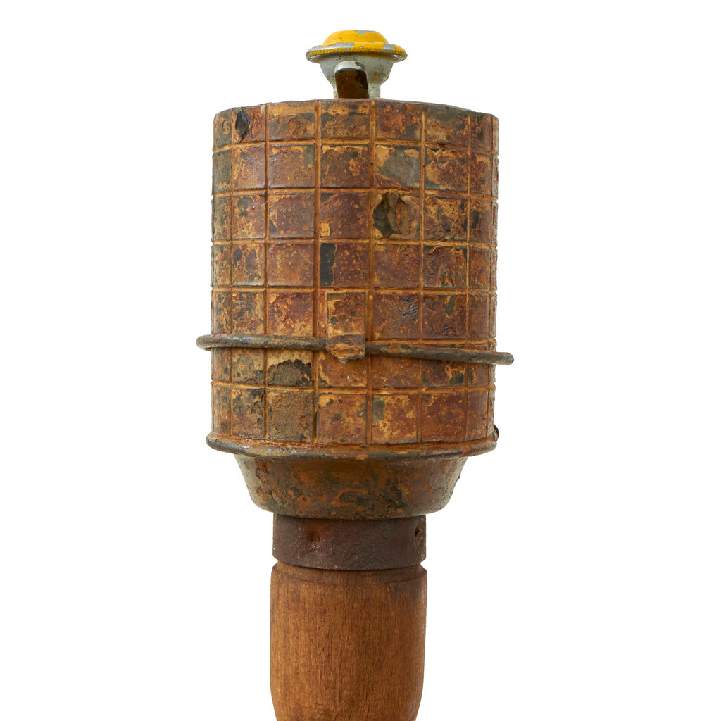Original German WWII 1944 dated M43 Inert Stick Grenade with Corrugate ...