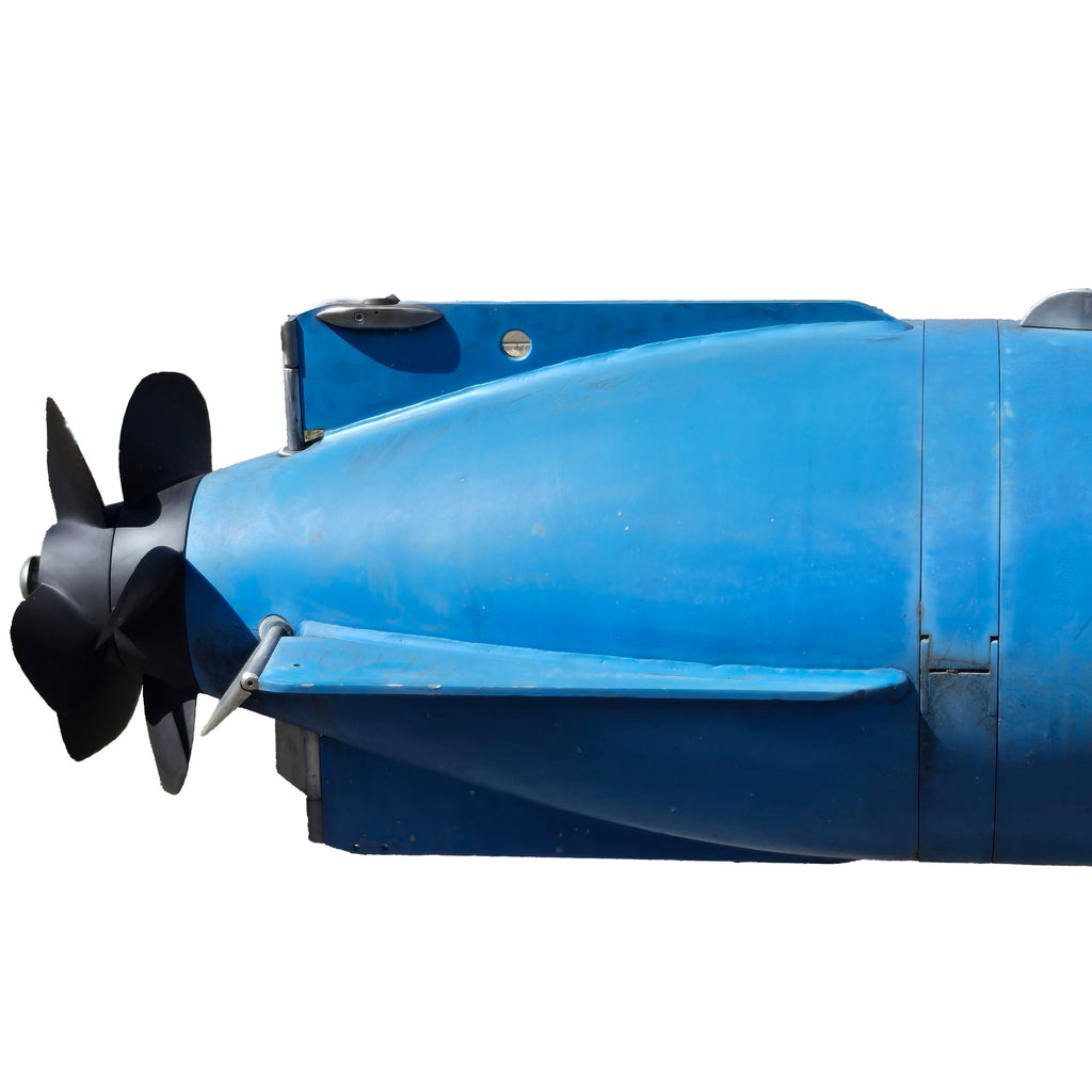 Original U.S. Vietnam War Era Inert Mark 37 Torpedo Trainer with Dolly ...