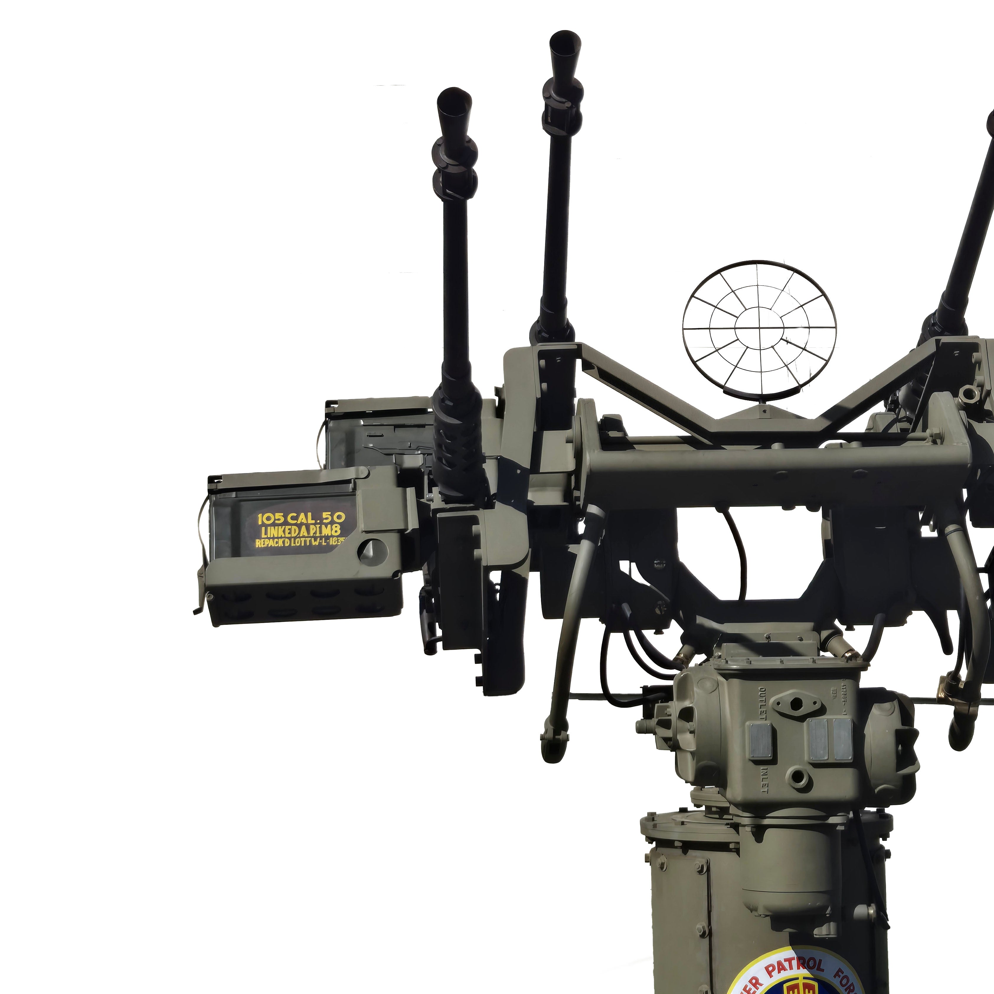 Original U.S. WWII Navy Quad-Mount .50 Cal Gun Director Mk. 51 Mod. 3 ...