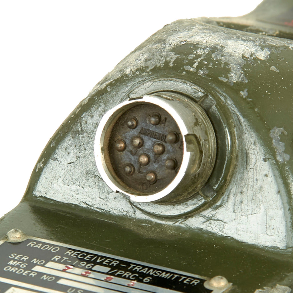 Original U.S. Vietnam War Era RT-196/PRC-6 Radio Receiver Transmitter ...