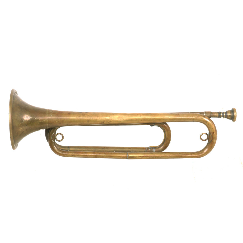 Original U.S. WWI Regulation Model 1892 Field Trumpet - M1892 Bugle ...
