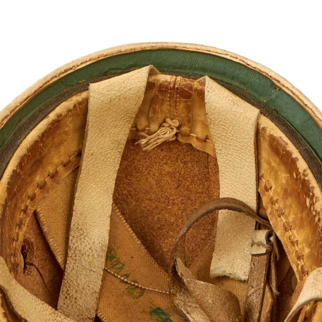 Original Rhodesian Bush War Era Leather Police Officer Helmet ...