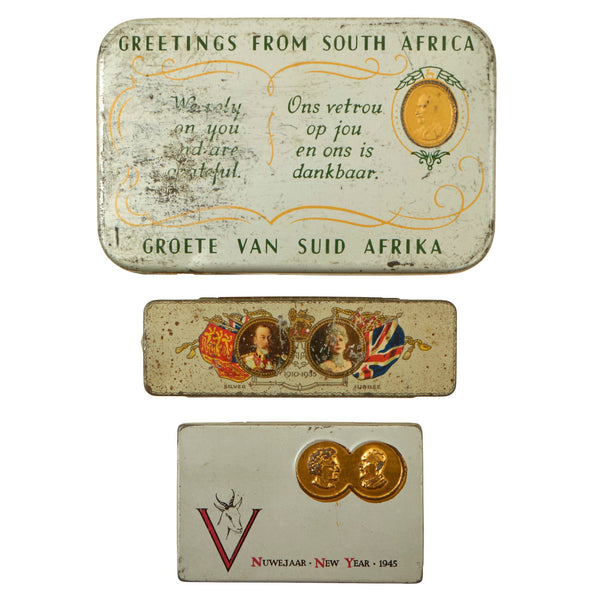 Original South African WWII Lot of 3 Ration Tins - 1935, 1940 & 1945 ...