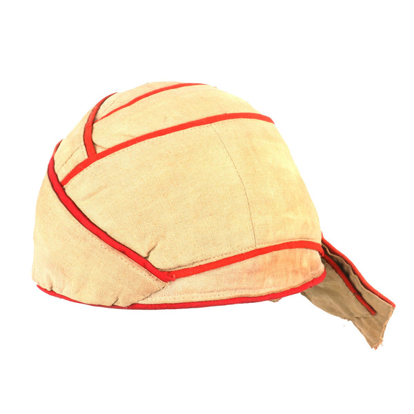 Original Ottoman WWI Turkish Kabalak Hat with Red Piping & Leather Swe ...