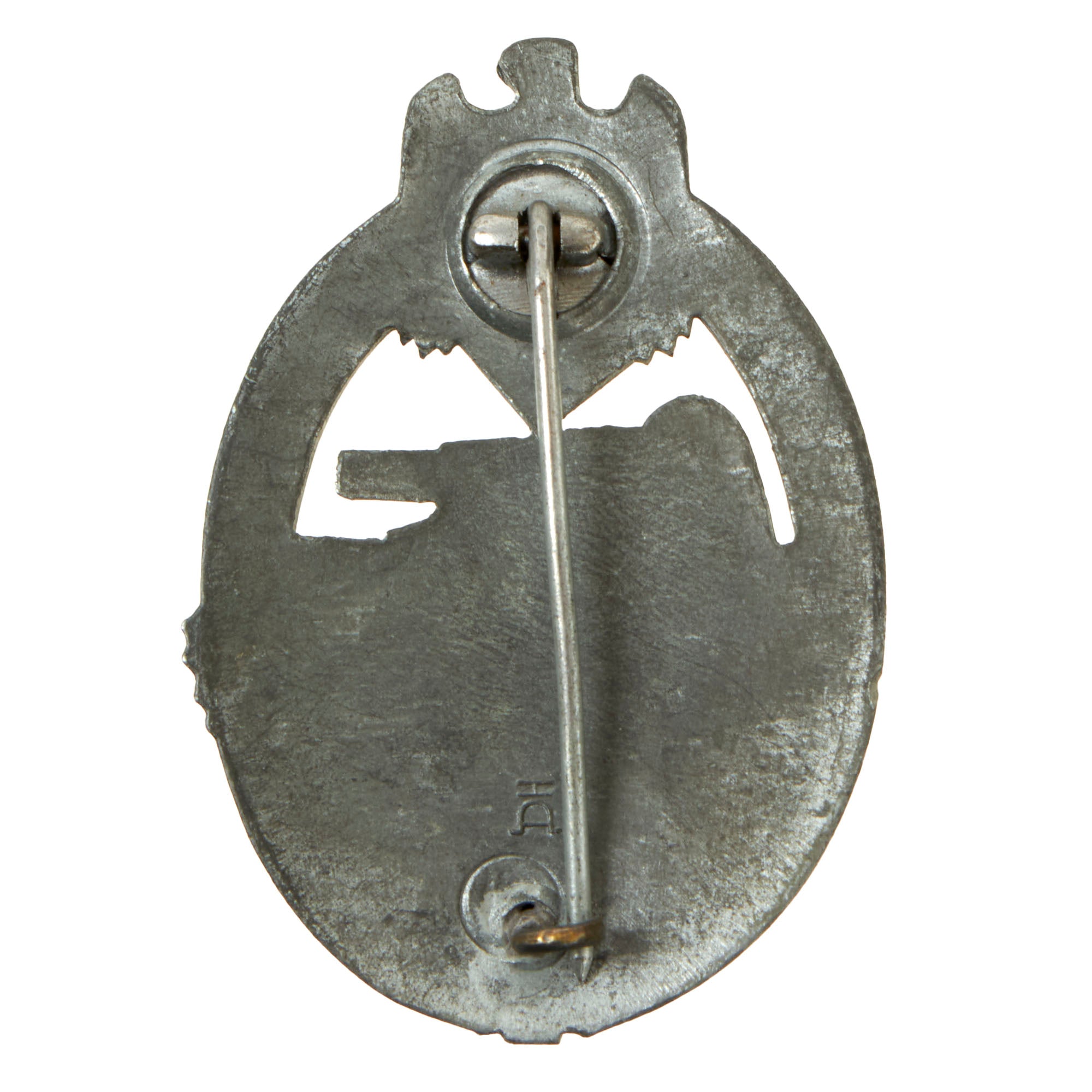 Original German WWII Panzer Assault Tank Badge by Hermann Aurich - Sil ...